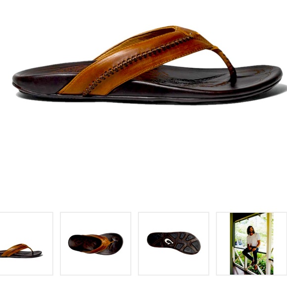 OluKai | Shoes | Olukai Mens Mea Ola Sandal Tan Dark Java | Poshmark